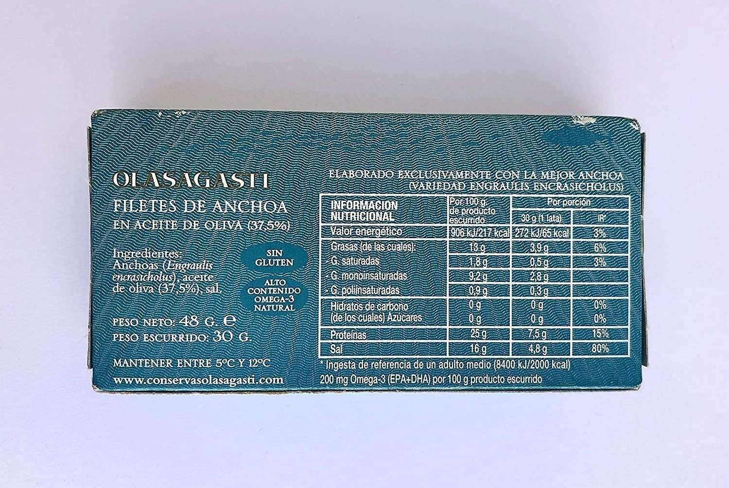 Olasagasti Anchovy Fillets in Evoo 48 grams | Malverleys Farm & Dining